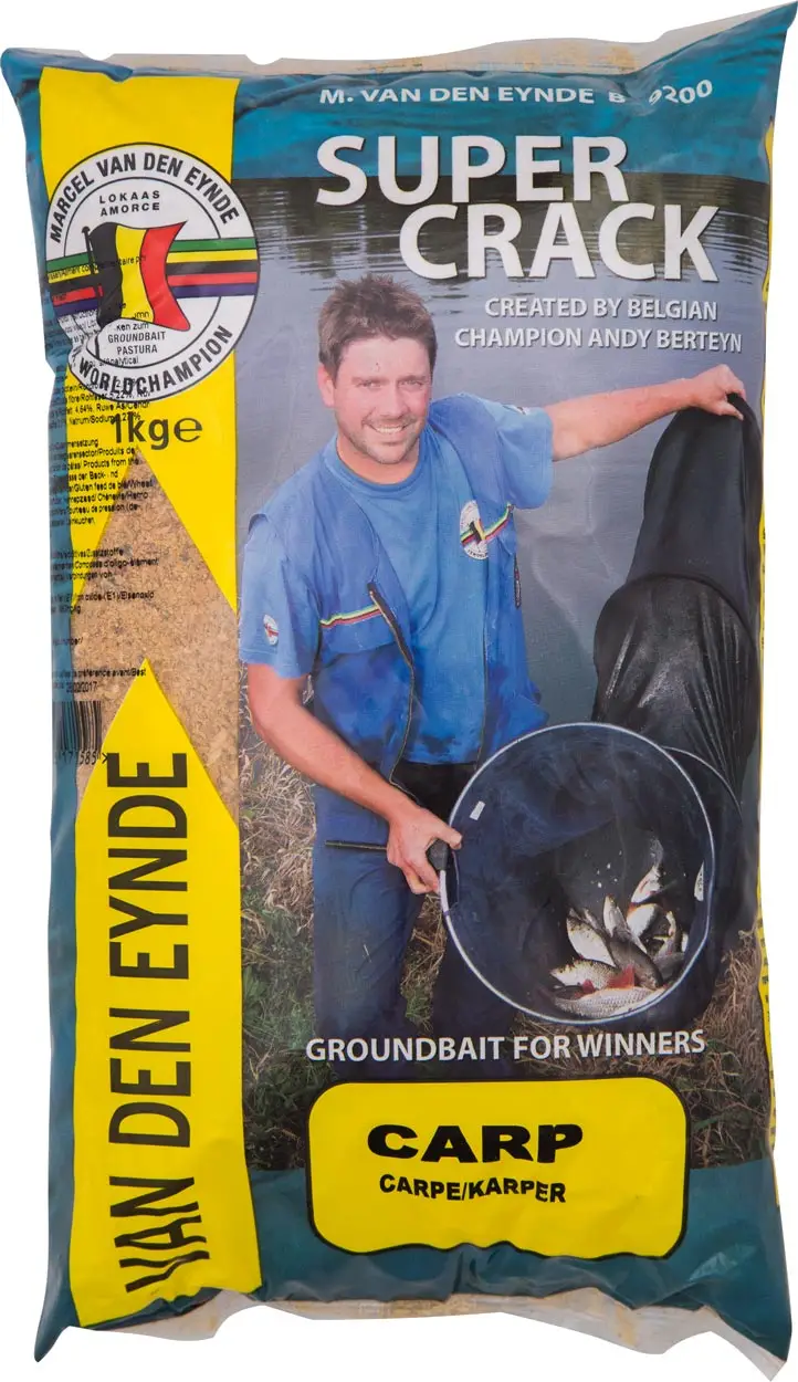 Прикормка Marcel Van Den Eynde Supercrack Karper 1kg 13990002 — купити ...