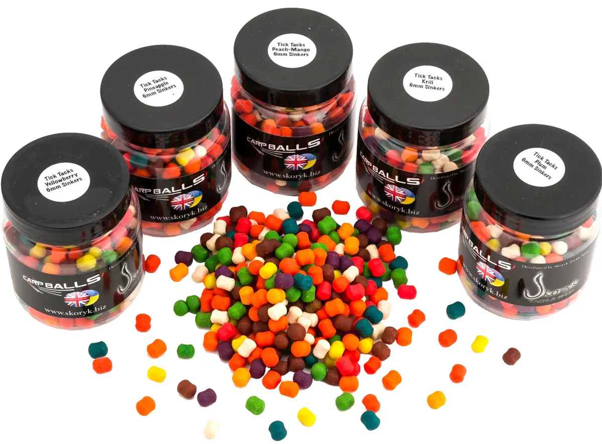 Бойлы Carp Balls Trick Tacks Sinkers Peach&Mango 10mm 14050079 — купити в Україні | ІБІС