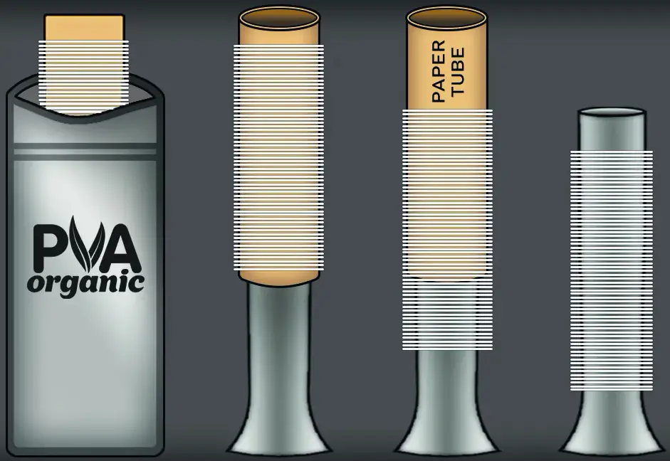 ПВА-система Katran PVA mesh system + wooden plunger 24mm 7m 35000059 ...